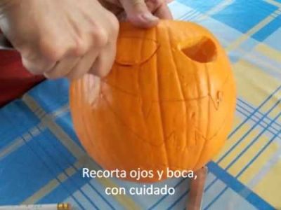 Video Como Hacer una Calabaza de Halloween | Como hacer